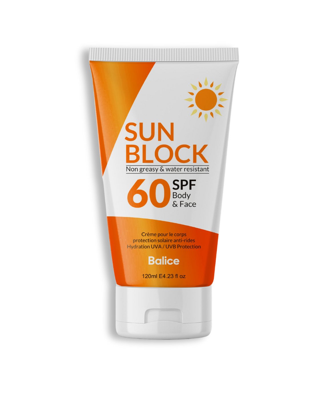 Sun Block SPF 60 – Balice cosmetics